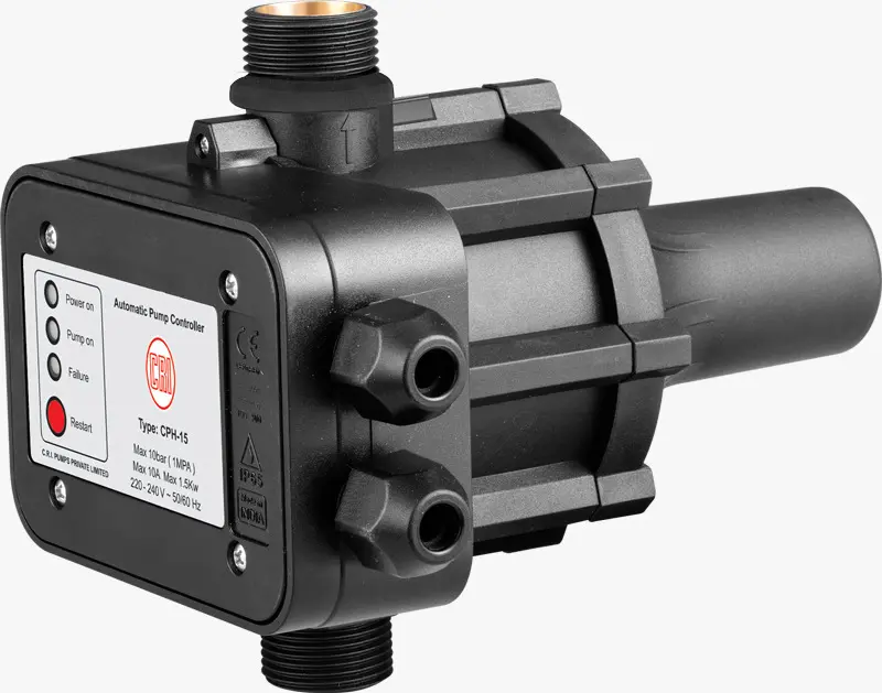 CRI Pumps Electronic Pressure Switch 10A Fixed- Horizontal - CPH -15 | T4 Pumps ZA